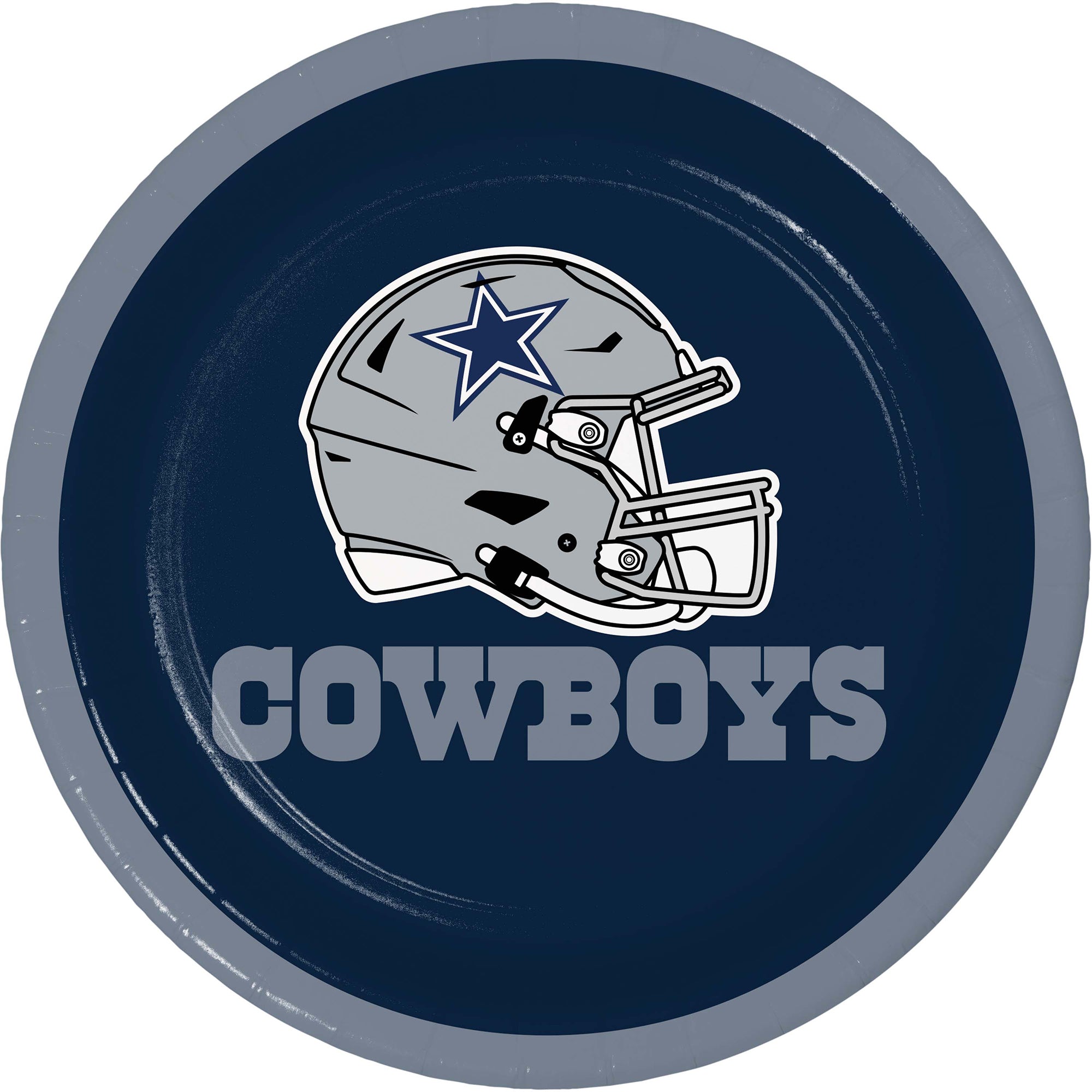 Bulk Dallas Cowboys Dessert Plates - 8 / pkg, 12 pkgs / case – Napkins.com