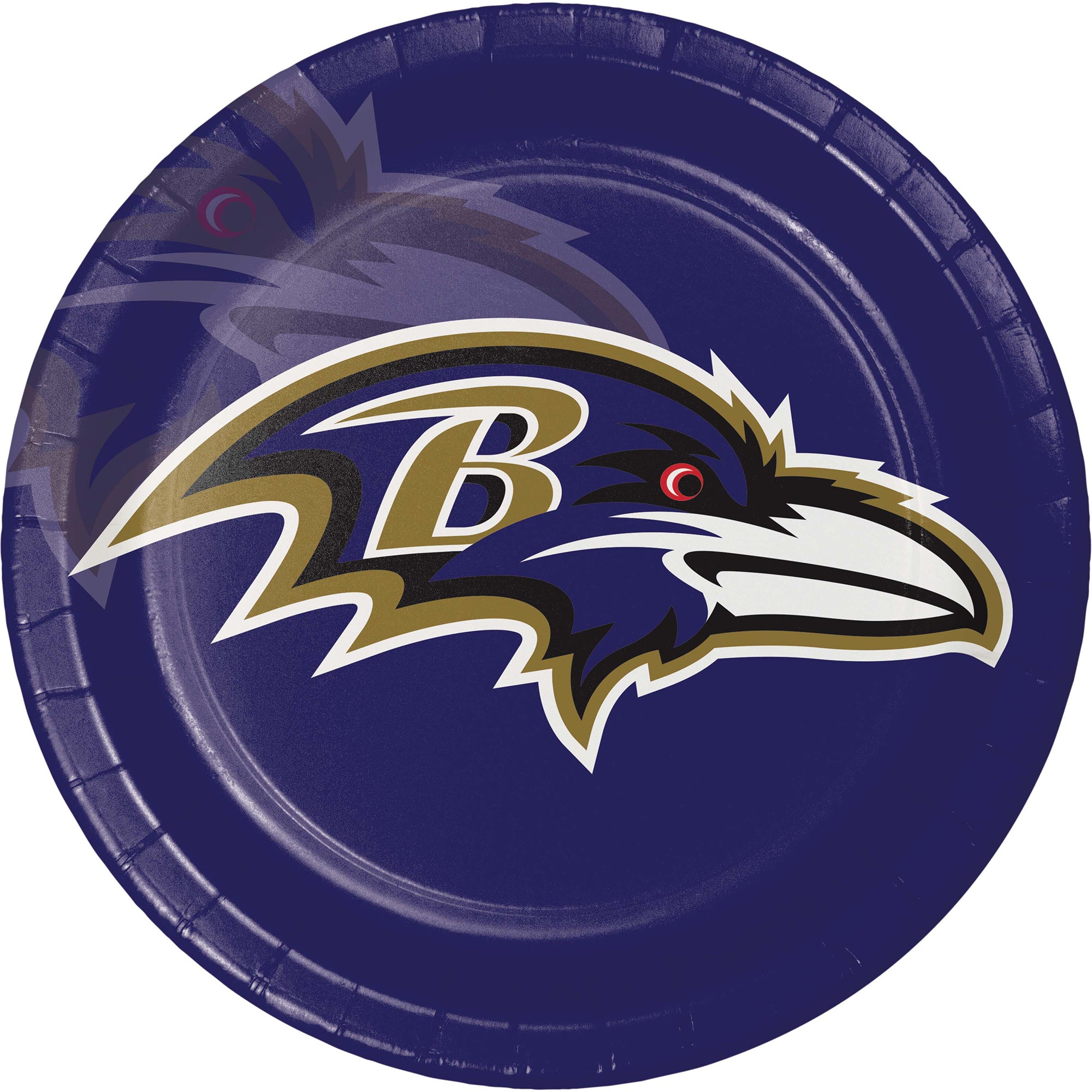 Bulk Baltimore Ravens Dinner Plates - 8 / pkg, 12 pkgs / case – Napkins.com