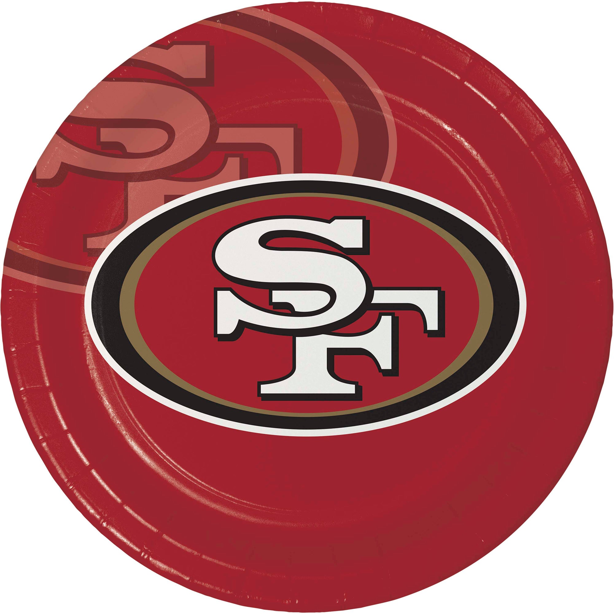 Bulk San Francisco 49ers Dinner Plates - 8 / pkg, 12 pkgs / case ...