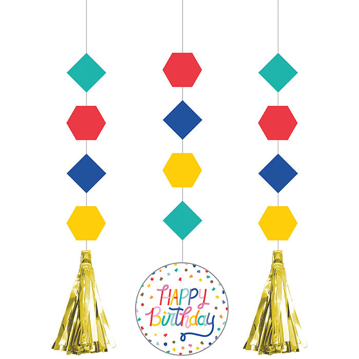 Wholesale Birthday Confetti Hanging Cutouts - Napkins.com