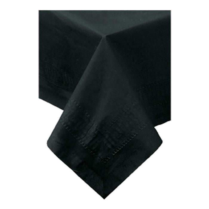 Wholesale Black Cellutex Paper Tablecloths 25 ct|Bulk Pricing – Napkins.com