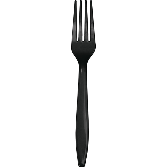 Wholesale Black Velvet Plastic Forks 288 ct - Napkins.com