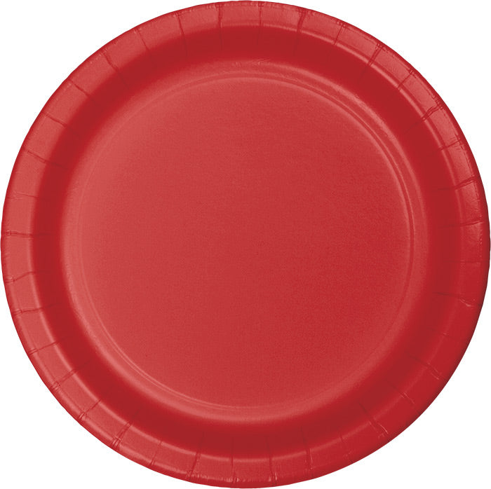 Bulk Classic Red Banquet Plates - 24 / pkg, 10 pkgs / case – Napkins.com