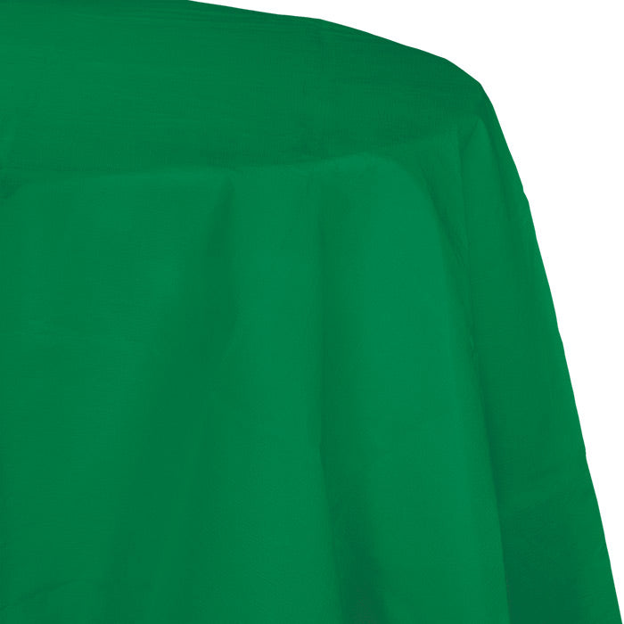Emerald Green Round Paper Tablecloths - 1 / pkg, 12 pkgs / case ...