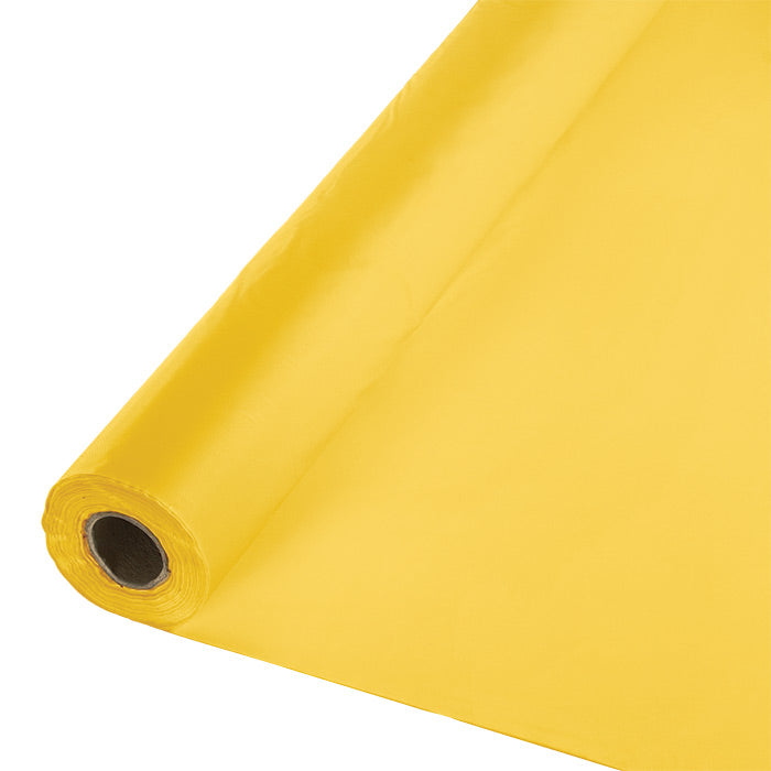 Bulk School Bus Yellow Banquet Table Roll - 1 / pkg, 1 pkg / case ...