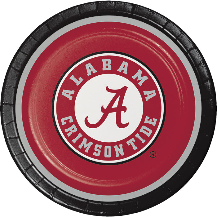 Bulk University of Alabama Dinner Plates 96 ct - Napkins.com