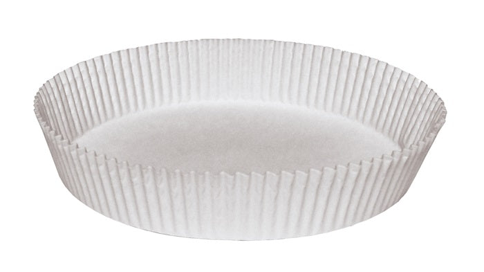 White Fluted 7.75" Round Cake Liners | 250 / pkg, 4 pkgs / case ...
