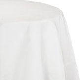Bulk White Octy-Round Paper Tablecloths - 1 / pkg, 12 pkgs / case ...